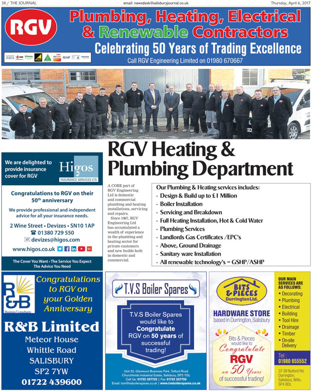 Celebrating 50 Years of Trading Excellence - RGV Engineering