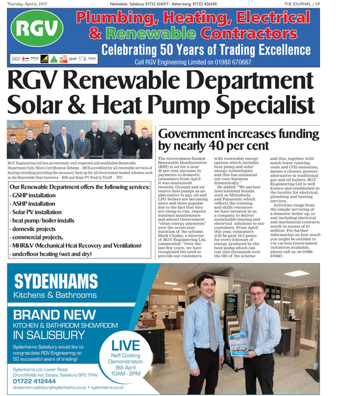 Celebrating 50 Years of Trading Excellence - RGV Engineering