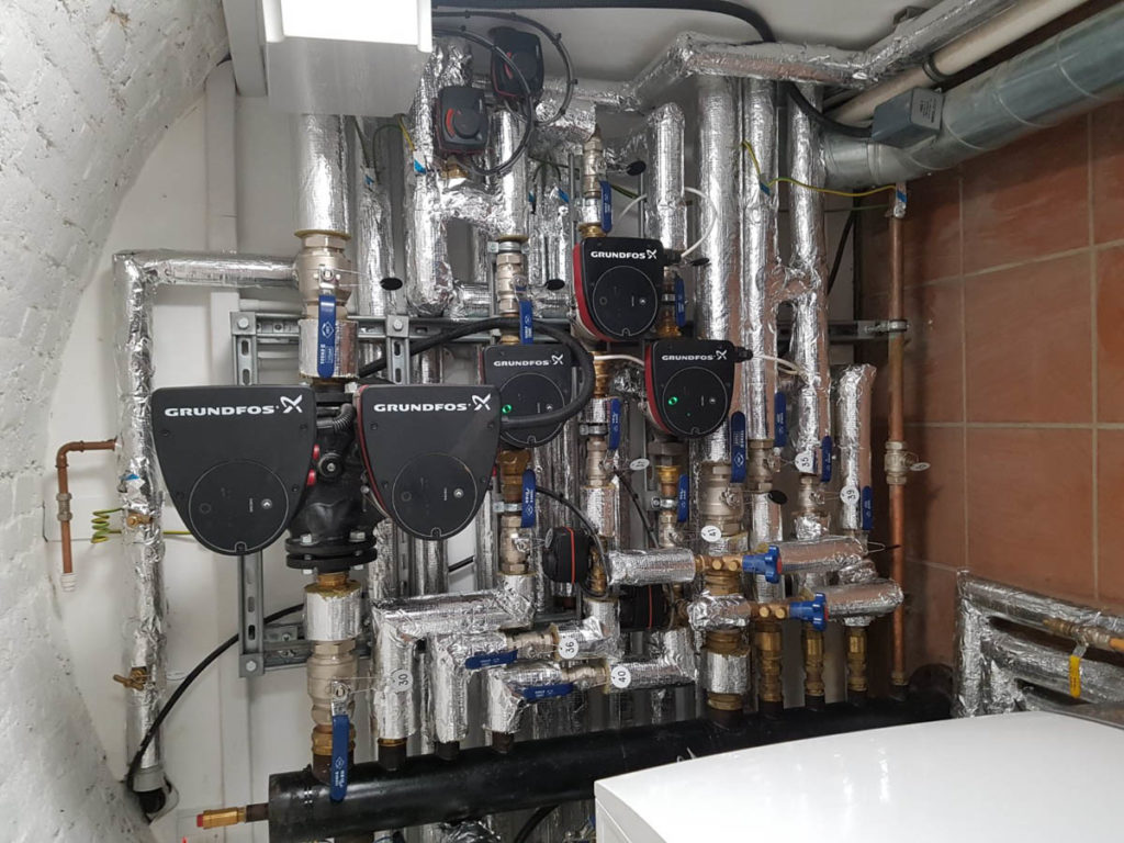 Complete mechanical system for Grade 2 Listed house - RGV Engineering